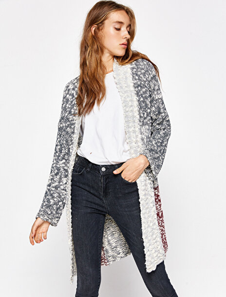 Koton Kadın Sal Yaka Triko Hırka