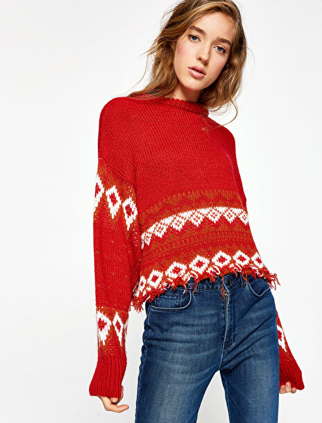 Koton Kadın Fahriye Evcen For Koton Jeans Kazak Koton Kadın Fahriye Evcen For Koton Jeans Kazak