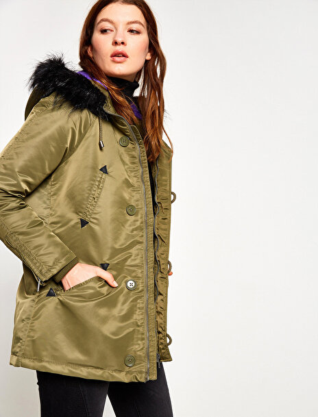 Koton Kadın Kapüşonlu Parka