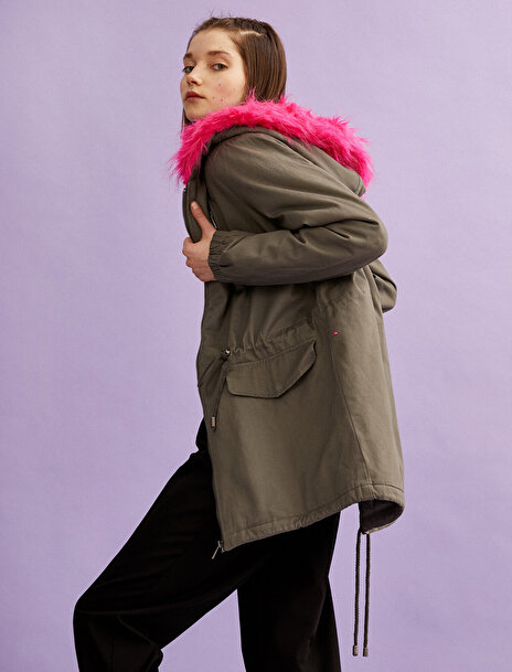 Koton Kadın Kapüşonlu Parka