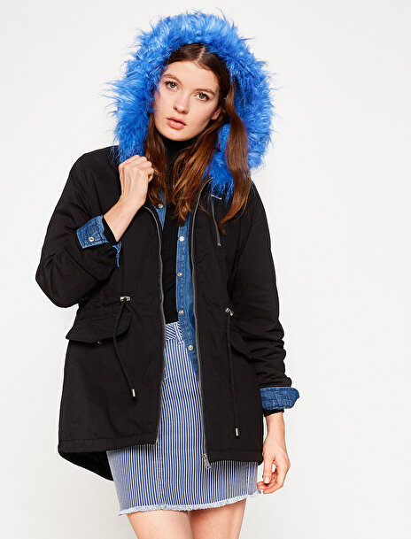 Koton Ole Genç Kız Kapüşonlu Parka