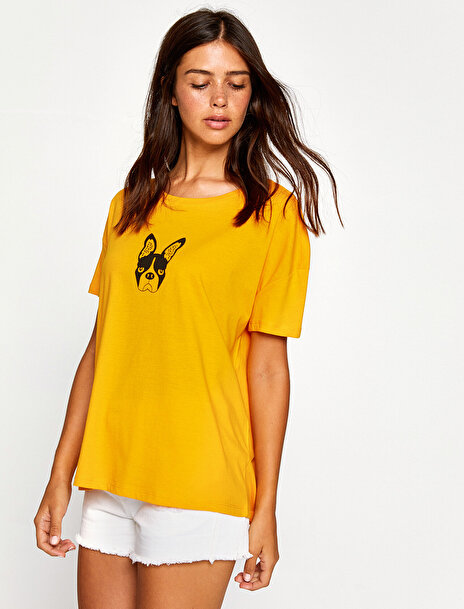 Koton Kadın Baskılı Tshirt