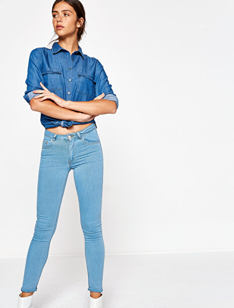 Koton Kadın Skinny Fit Jean Pantolon
