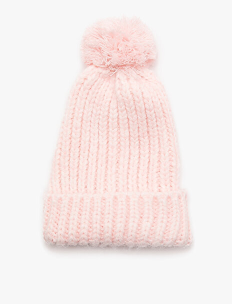 Koton Kadın Ponpon Detaylı Bere