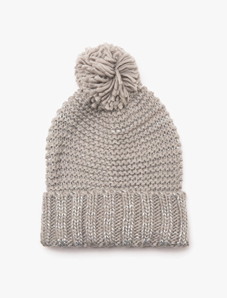 Koton Kadın Ponpon Detaylı Bere