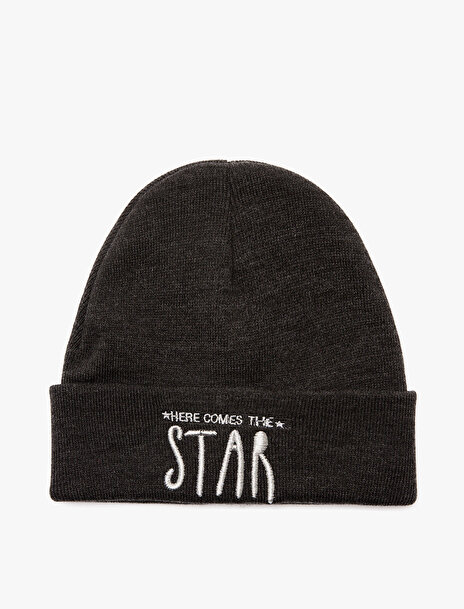 Koton Kadın Yazılı Baskılı Bere Koton Kadın Yazılı Baskılı Bere