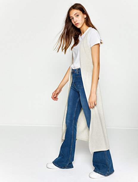 Koton Kadın Uzun Yelek