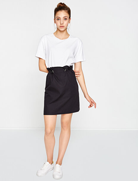 Koton Kadın Beli Bağlamalı Etek