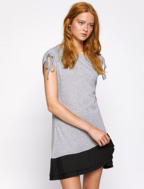 Koton Kadın Omuz Detaylı Elbise