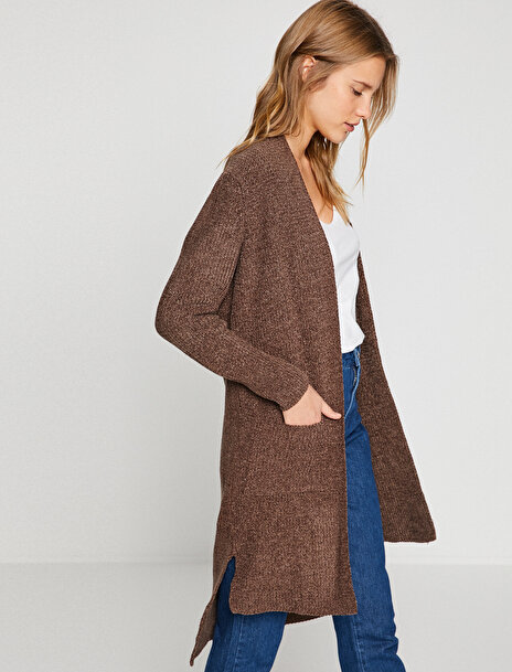 Koton Kadın Uzun Triko Hırka