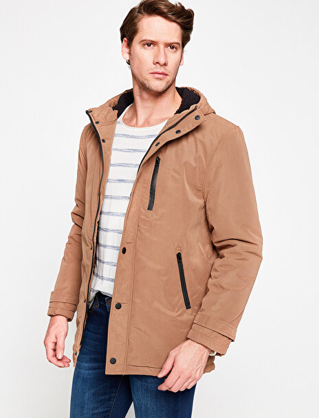 Koton Erkek Kapüşonlu Kaban