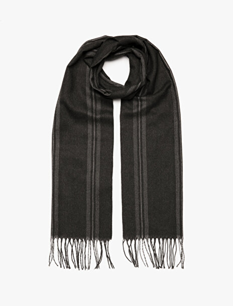 Koton Erkek Çizgili Atkı