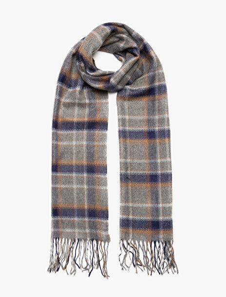 Koton Erkek Kareli Atkı Koton Erkek Kareli Atkı