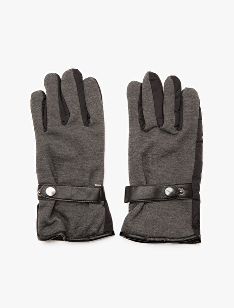 Koton Erkek Düğme Detaylı Eldiven