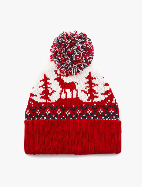 Koton Erkek Yılbaşı Temalı Bere