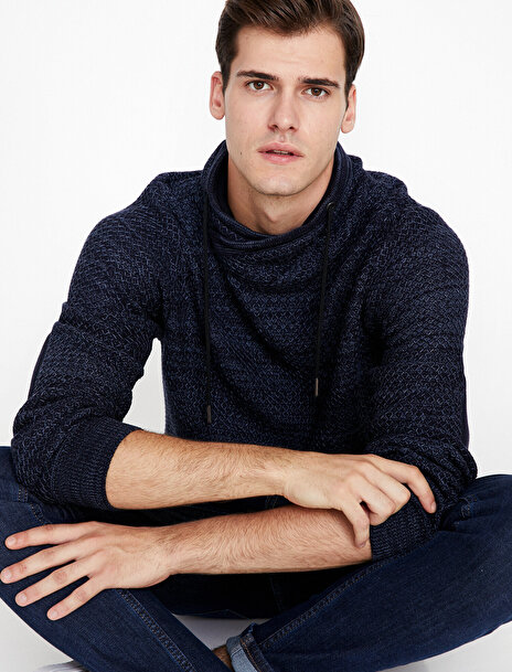 Koton Erkek Desenli Triko Kazak