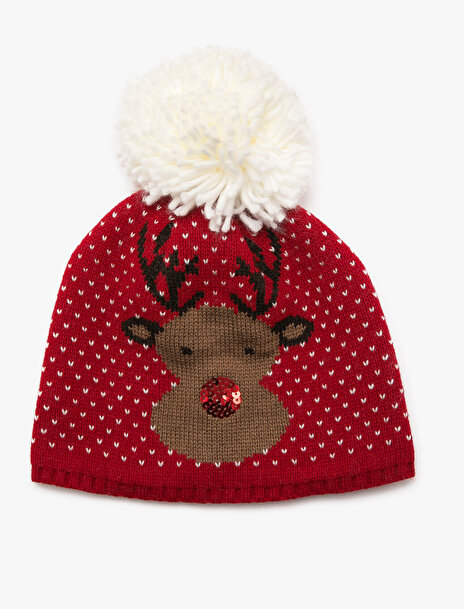 Koton Kız Çocuk Yılbaşı Temalı Bere