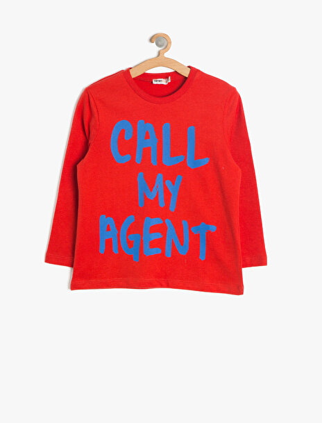 Koton Erkek Çocuk Yazılı Baskılı T-Shirt