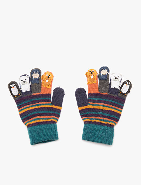 Koton Erkek Çocuk Desenli Eldiven