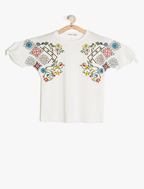 Koton Kız Çocuk Baskılı T-Shirt