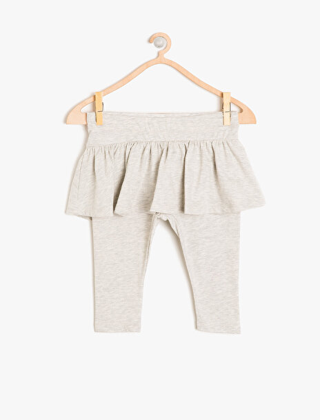 Koton Kız Çocuk Fırfır Detaylı Tayt