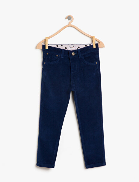 Koton Kız Çocuk Kadife Pantolon