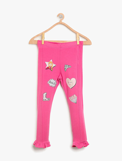 Koton Kız Çocuk Frozen Baskılı Tayt