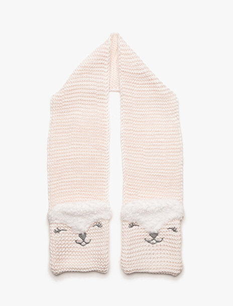 Koton Kız Çocuk Hayvan Figürlü Atkı