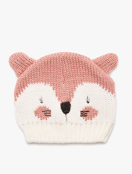 Koton Kız Çocuk Hayvan Desenli Bere