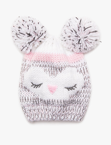 Koton Kız Çocuk Desenli Örgü Bere