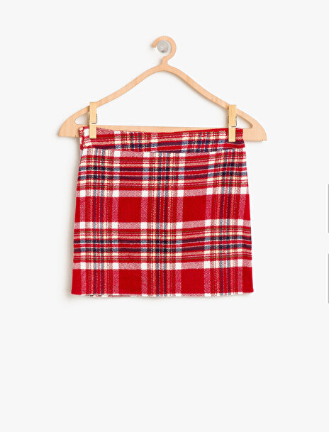 Koton Kız Çocuk Kareli Etek