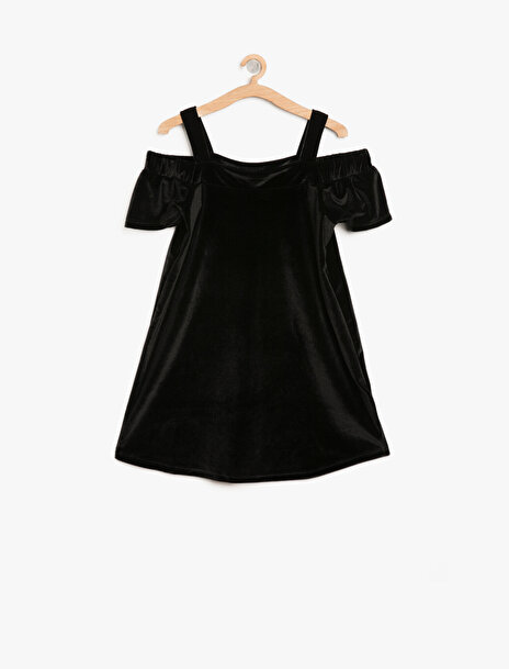 Koton Kız Çocuk Kadife Elbise