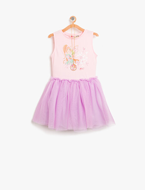 Koton Kız Çocuk Winx Club Baskılı Elbise Koton Kız Çocuk Winx Club Baskılı Elbise