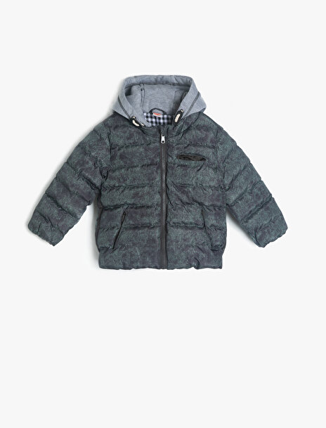 Koton Erkek Çocuk Kapüşonlu Mont