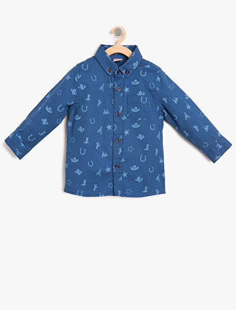 Koton Erkek Çocuk Baskılı Gömlek