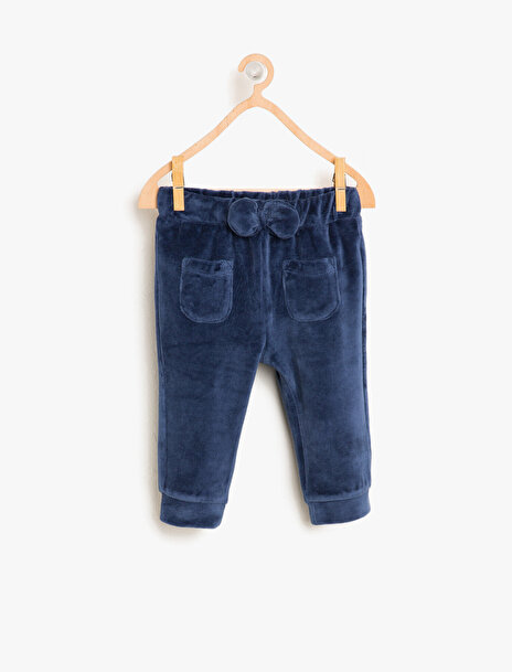 Koton Kız Çocuk Kadife Eşofman Altı