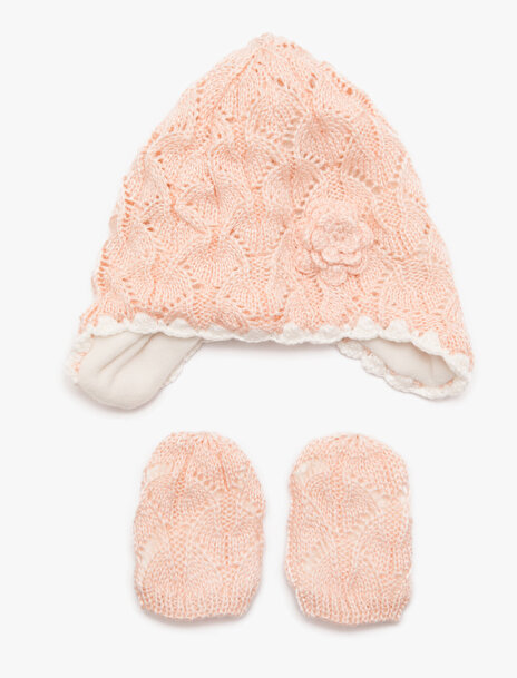 Koton Kız Çocuk Örgü Bere Takımı