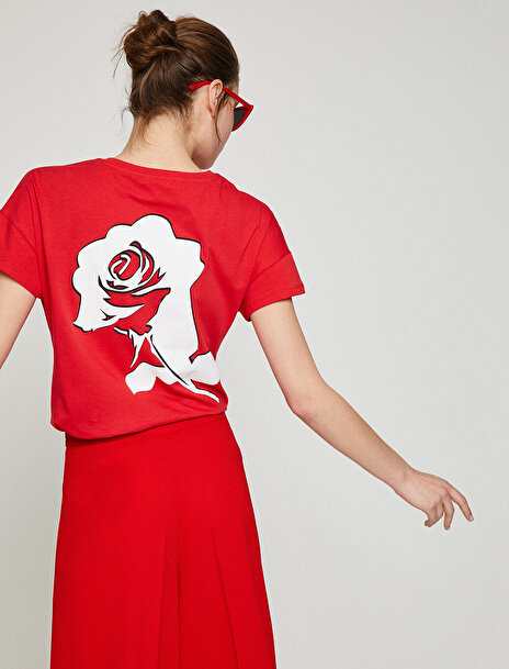 Koton Kadın Baskılı TShirt