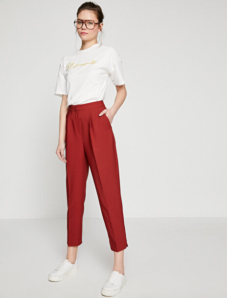 Koton Kadın Kısa Paça Pantolon