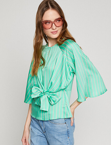 Koton Kadın Fiyonk Detaylı Bluz