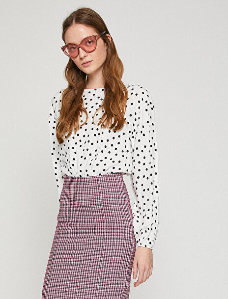 Koton Kadın Puantiyeli Bluz