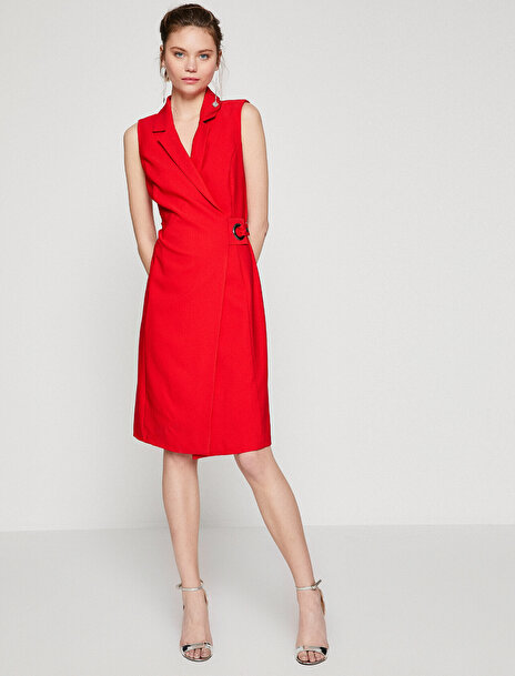 Koton Kadın Klasik Yaka Elbise