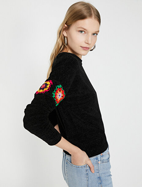 Koton Kadın İşlemeli Kazak