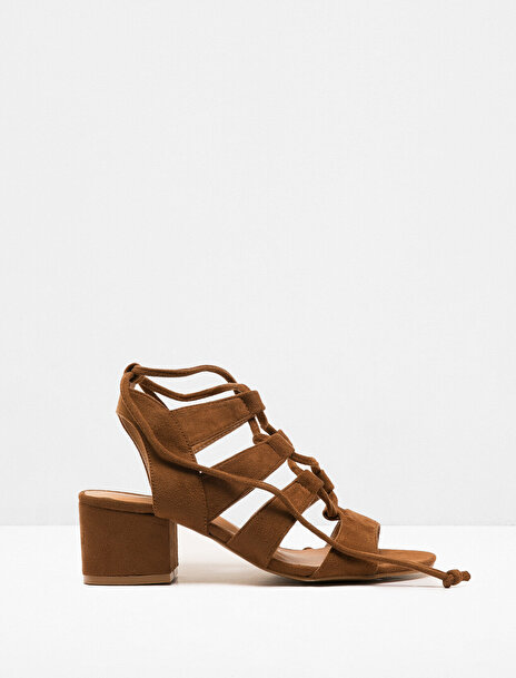 Koton Kadın İp Detaylı Topuklu Ayakkabı