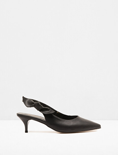 Koton Kadın Fiyonk Detaylı Topuklu Ayakkabı