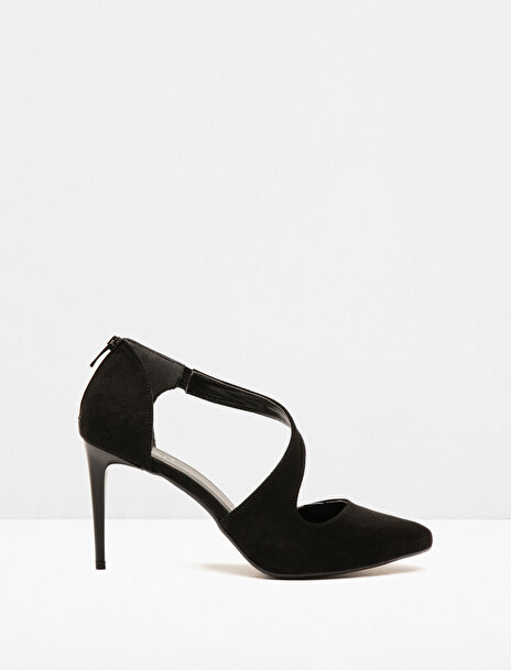 Koton Kadın Süet Görünümlü Topuklu Ayakkabı