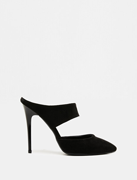 Koton Kadın Süet Görünümlü Topuklu Ayakkabı