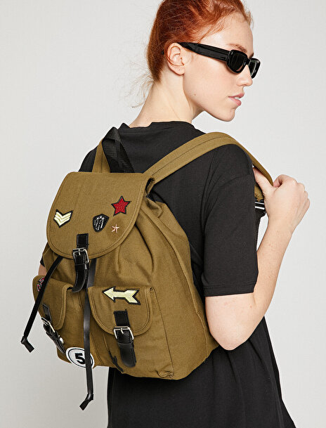 Koton Kadın Aplike Detaylı Sırt Çantası