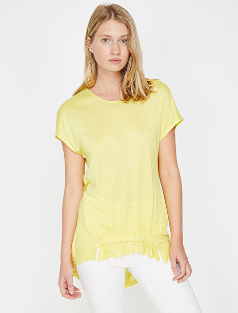 Koton Kadın Fırfır Detaylı Atlet