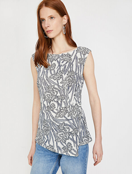 Koton Kadın İşlemeli Bluz